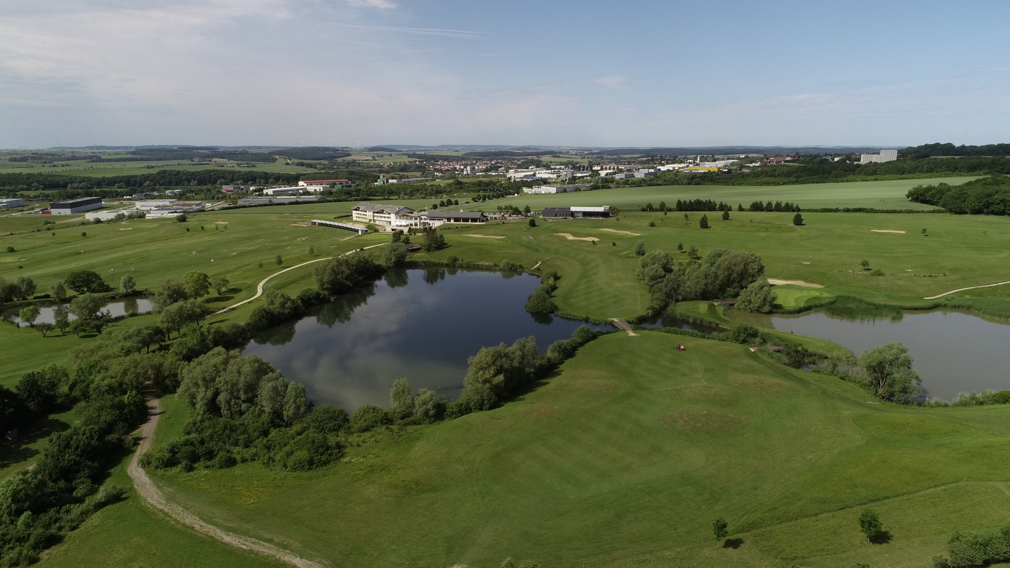 Vue aérienne du golf - Golf de Faulquemont